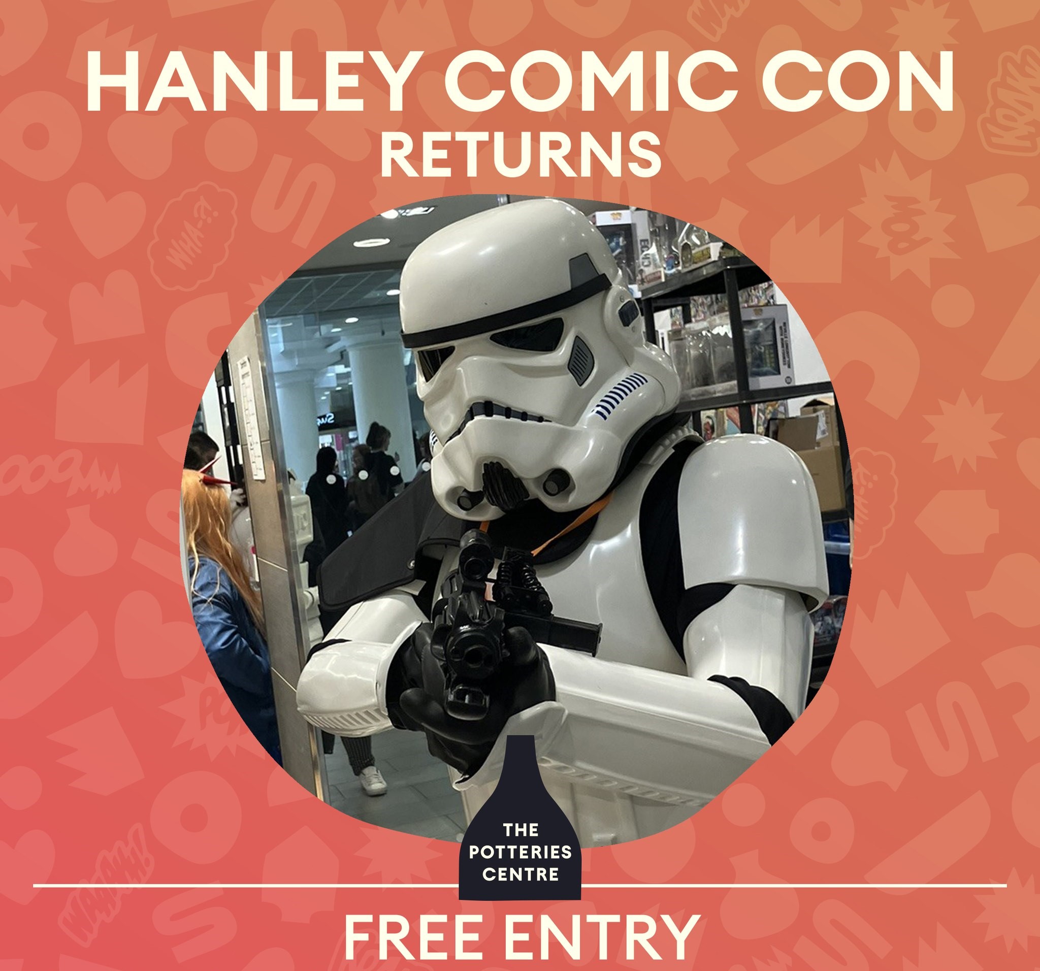 Hanley Comic Con Returns this March! – The Potteries Centre